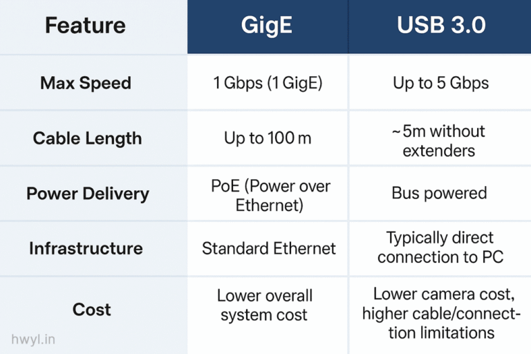 Understanding GigE Cameras: Interface, Advantages & Future Trends